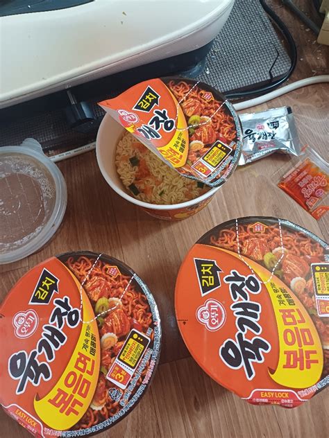 2 1 3개묶음 오뚜기 김치육개장볶음면 배민스토어