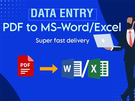 data entry pdf into ms word and ms excel typing expert upwork