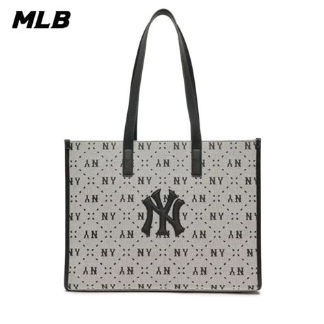 【mlb】托特包 Monogram系列 洋基紅襪道奇隊3aorl013n 3色任選 Momo購物網 好評推薦 2024年2月