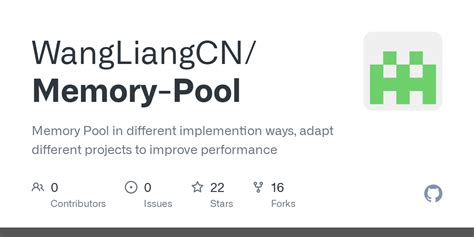 Github Wangliangcnmemory Pool Memory Pool In Different Implemention