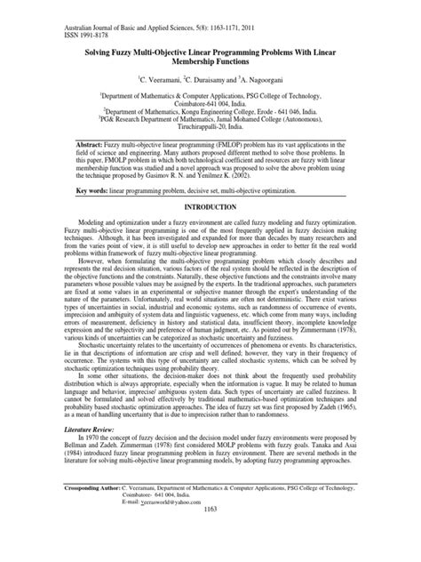 Solving Fuzzy Multi Objective Linear Programming Problems With Linear