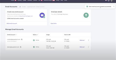 How To Create A Custom Email Address Using Your Domain With Hostinger 2022 Ayyaztech Learn