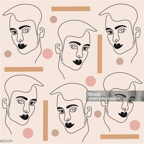 초현실적 인 큐비즘 얼굴 추상현대식 얼굴 초상화 손으로 그린 벡터 일러스트레이션 현대 큐비즘 스타일의 현대 드로잉 80 89세에 대한 스톡 벡터 아트 및 기타 이미지