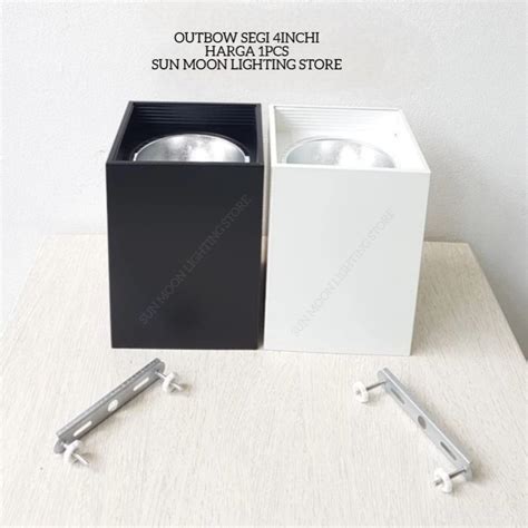 Jual Lampu Downlight Outbow Fiting E Segi In Lampu Dinding Inch Shopee Indonesia