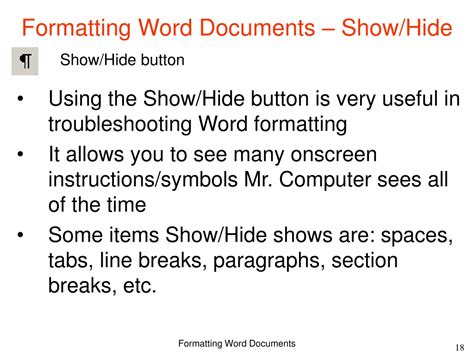 Ppt Mastering Word Document Formatting A Comprehensive Guide Powerpoint Presentation Id 9365625