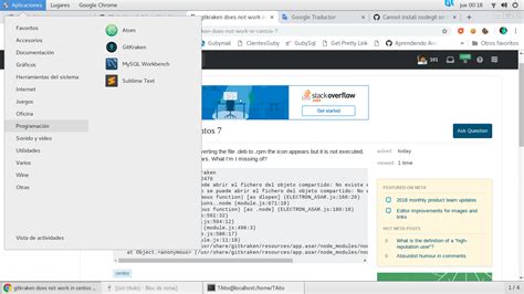 Gitkraken Does Not Work In Centos 7