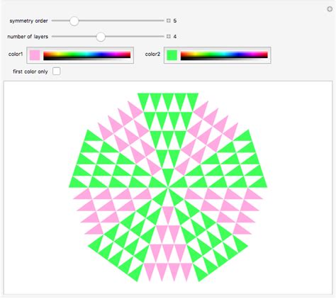 Radial Tiling Wolfram Demonstrations Project