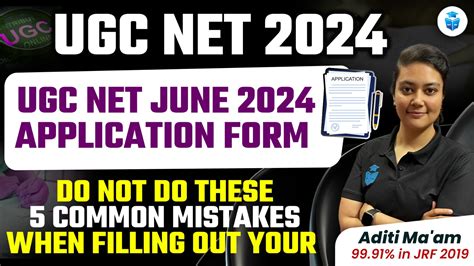 Common Mistakes When Filling Out Your UGC NET Application Form