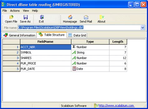 Direct And Fast Dbf File Processing In Dbase Viewer
