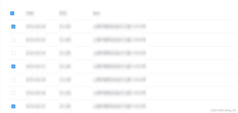 El Table复选框全部勾选以及勾选回显el Table勾选 Csdn博客