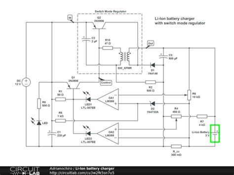 Li Ion Battery Charger CircuitLab