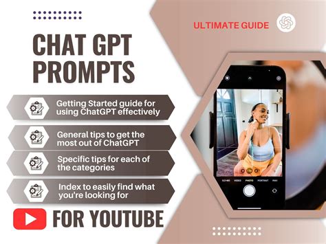 60 Best Chat GPT Prompts For Youtube Chat GPT Guide Book Print At Home PDF A4 Size Digital