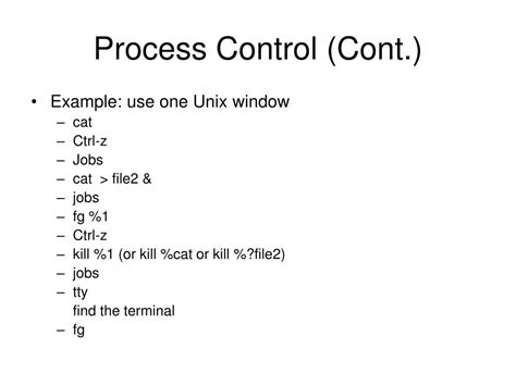 Ppt Chapter 4 Unix Common Shells Commands Powerpoint Presentation