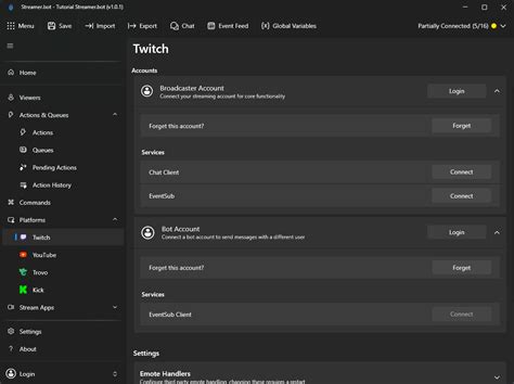 Initial Setup Guide Streamer Bot Docs