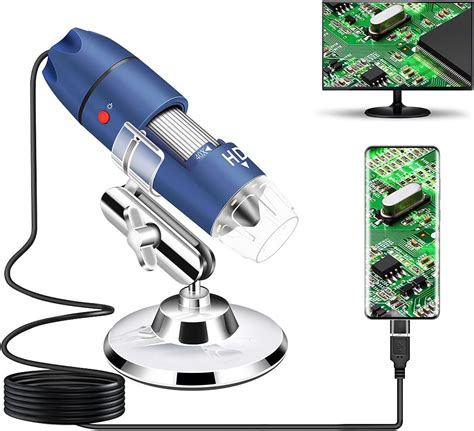 Bysameyee Usb Digital Microscope 40x To 1000x 8 Led