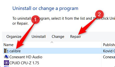 How To Uninstall Or Repair A Program In Windows