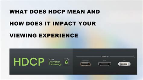 What Does Hdcp Mean And How Does It Impact Your Viewing Experience Aoc Fiberlink