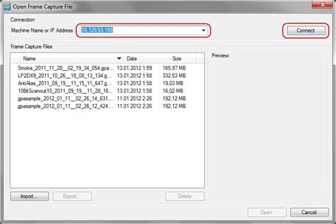 Loading A Frame Capture File Intel Graphics Performance Analyzers