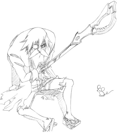 Matoi Isshin Kill La Kill Graphite Medium Official Art Traditional Media 10s Beard