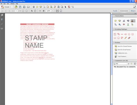 Custom Made Adobe Scripts Acrobat X Return Stamp Name To Stamps Menu