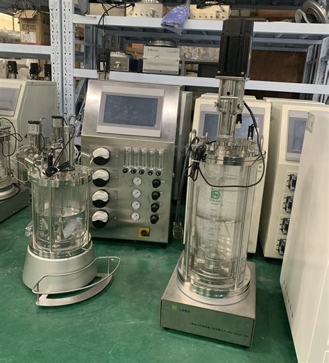 Lab Scale Glass Bioreactor Fermentation 1l 2l 3l 5l 7l 10l Bench Top Bacterial Cell Bioreactor