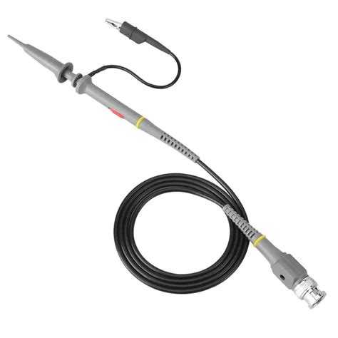 2pcs P6100 Voltage Oscilloscope Probe Kit 100mhz Scope Clip Test Leads Probe Cable Wire Pen 1x