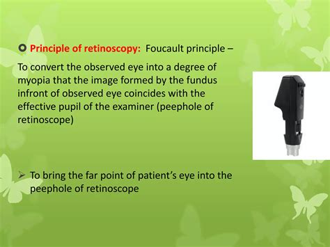 Objective Refraction And Subjective Refraction Pptx Eye And Vision