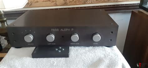 Pass Labs Aleph P Preamplifier Black Photo 4119956 Us Audio Mart