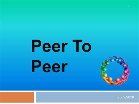 Peer Topeer Ppt