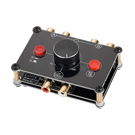 Mini Way Stereo L R RCA Audio Selector Passive Preamp Switcher Splitter Box EBay