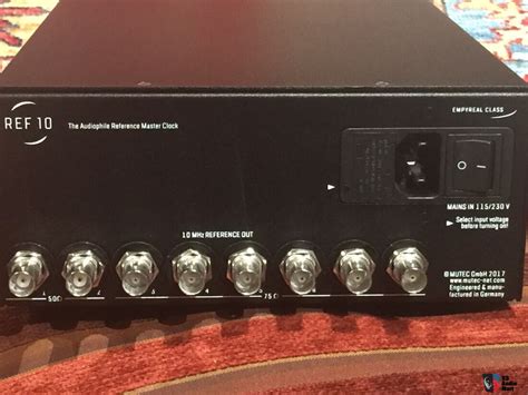 Mutec Ref 10 Audiophile 10 Mhz Reference Master Clock Photo 2159787 Us Audio Mart
