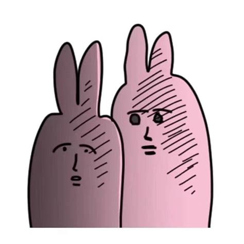 粉红兔子表情包