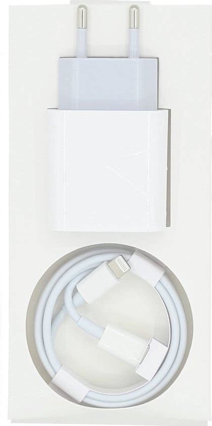 Oplader W Usb C Incl M Lightning Kabel Snellader Quick Charge Geschikt Voor Bol Com