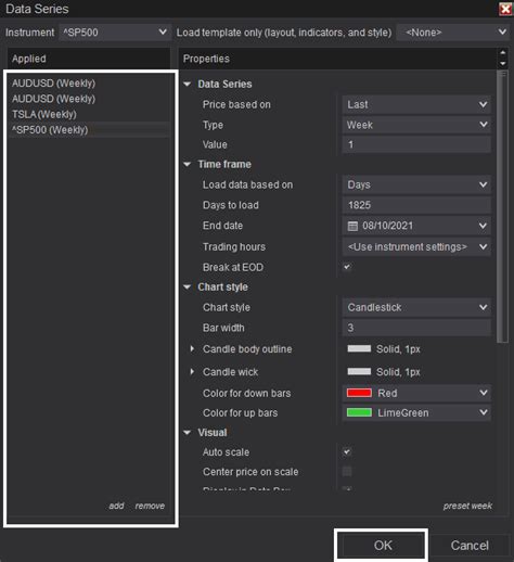 How To Use Ninjatrader Charts Templates And Workspaces Tradamaker