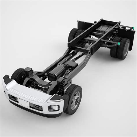 3d Chassis Truck Model Turbosquid 1614928