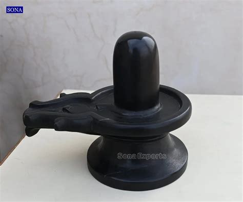 Shiv Ling And Nandi Black Statue Temple At Piece In Bharatpur Id