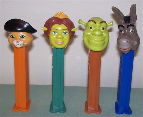 Shrek The Third Set Of 4 Pez Loose Dreamworks 20 00 Pez