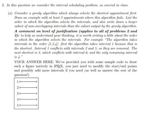 2 In This Question We Consider The Interval