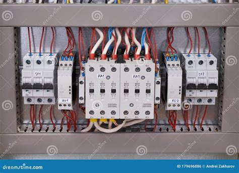 Contactors Phase Control Relays And Circuit Breakers In The Electrical