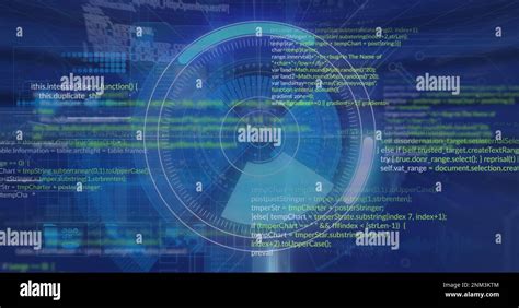 Image Of Data Processing And Scope Scanning Over Network Of Connections