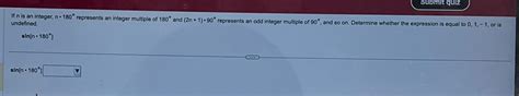 solved if n is an integer n 180 deg represents an