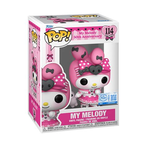 Funko Pop Hello Kitty And Friends My Melody With Pipi 50th Anniversa Showcase