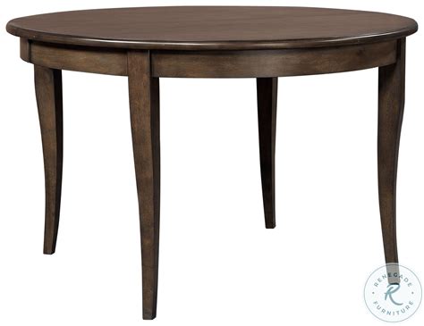 Blakely Sable Brown Round Extendable Dining Table From Aspen Home