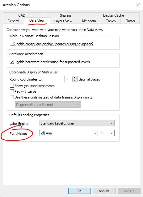 Arcgis Desktop Setting Default Font In Arcmap Geographic