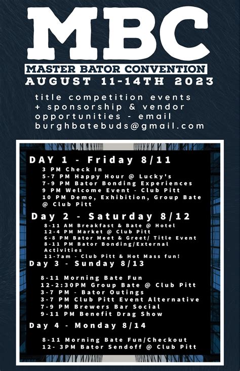 Master Bator Convention