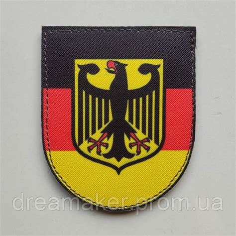 Купить Шеврон флаг Германии Шевроны на заказ Военные шевроны на липучке Патчи ВСУ An 12 537 2