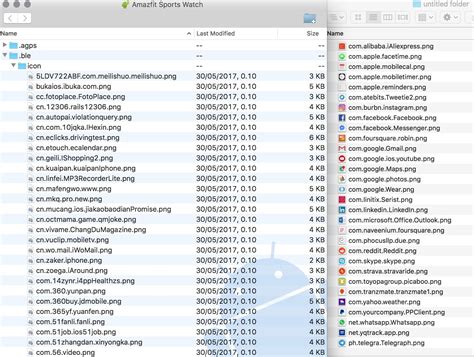Custom Notification Icons On IOS Amazfit PACEfied R Amazfit
