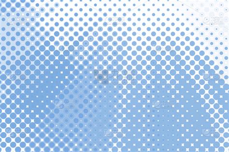 蓝色 背景 波纹 圆点 波普风 斑点 印刷机 满画幅 色彩渐变 留白