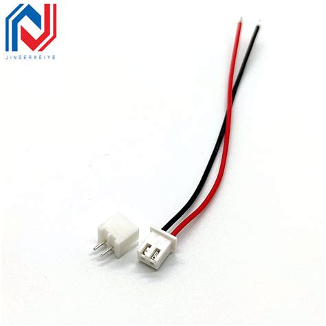 Jst Xh 25 2 핀 배터리 커넥터 플러그 암 및 수 100mm 커넥터 와이어 포함 100 세트로트 전기 장비 및 소모품