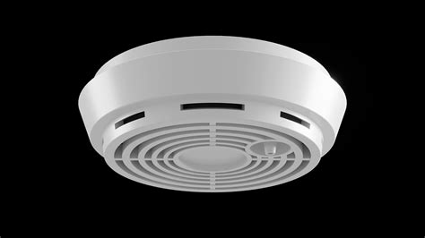 Ceiling Smoke Sensor 3d Model Turbosquid 2008683